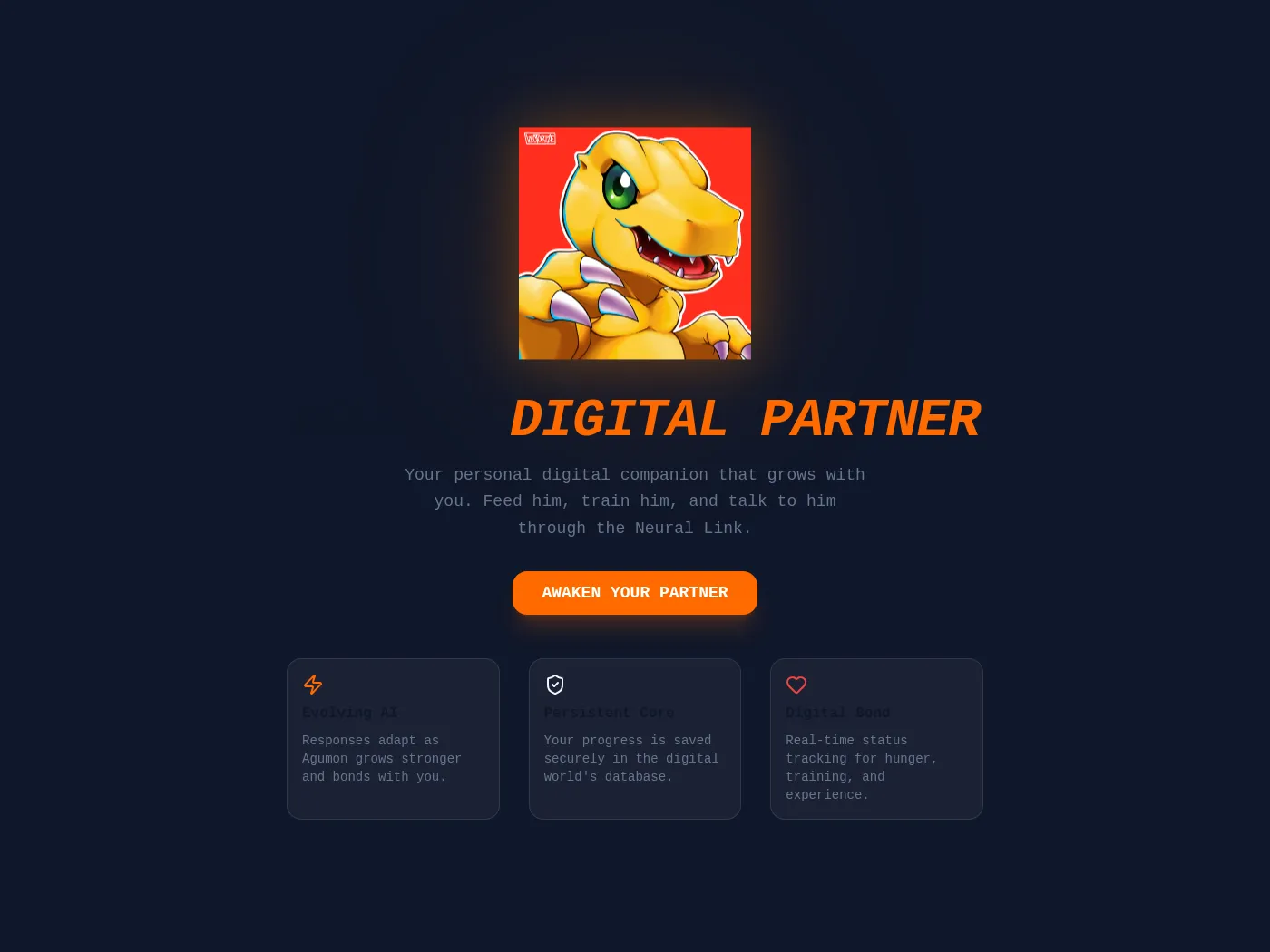 Agumon Digital Companion