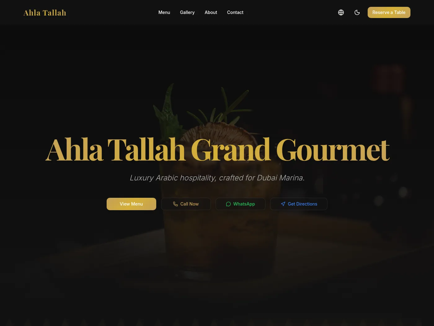 Ahla Tallah Gourmet Site