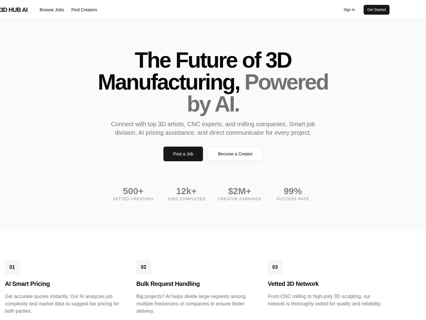 3D Market AI Hub
