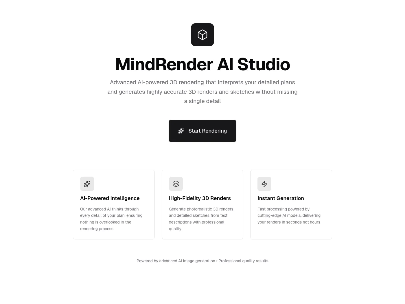 MindRender AI Studio