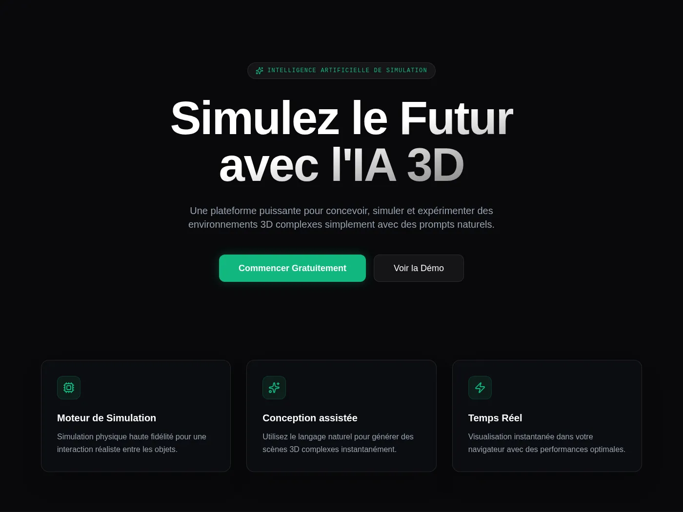 AI 3D Simulator