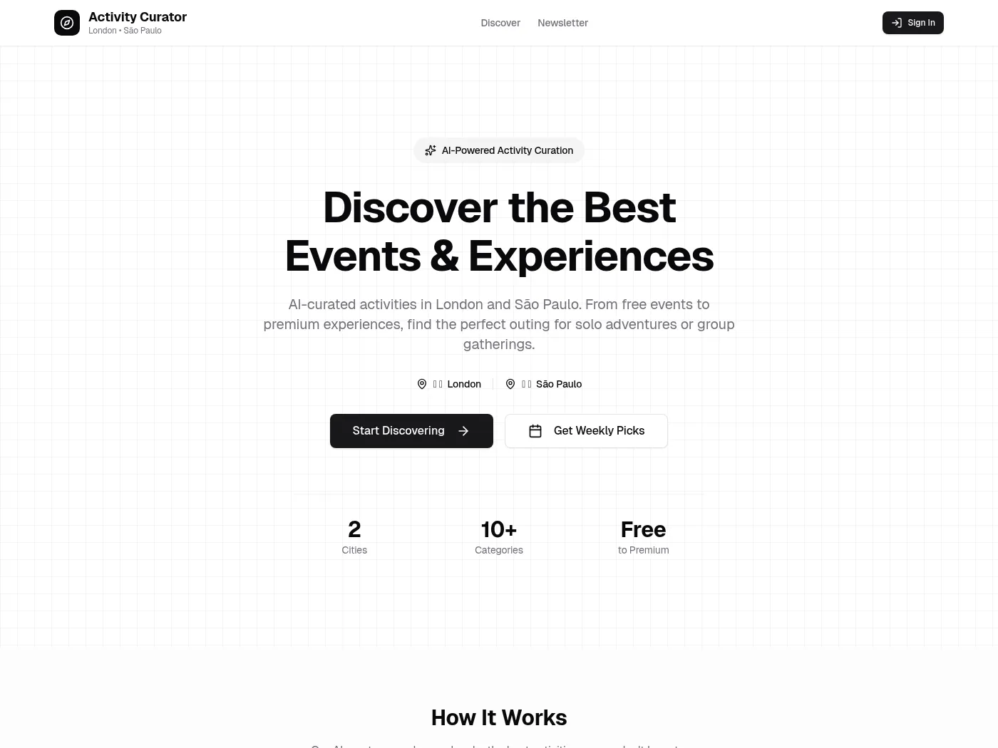 AI Activity Curator