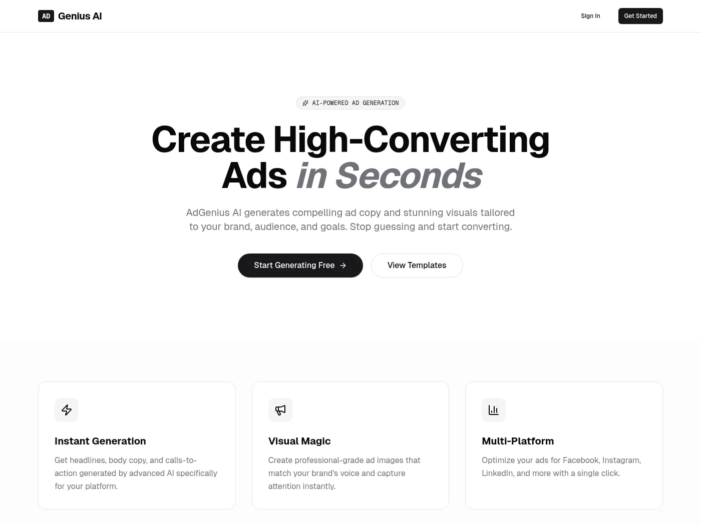 AdGenius AI