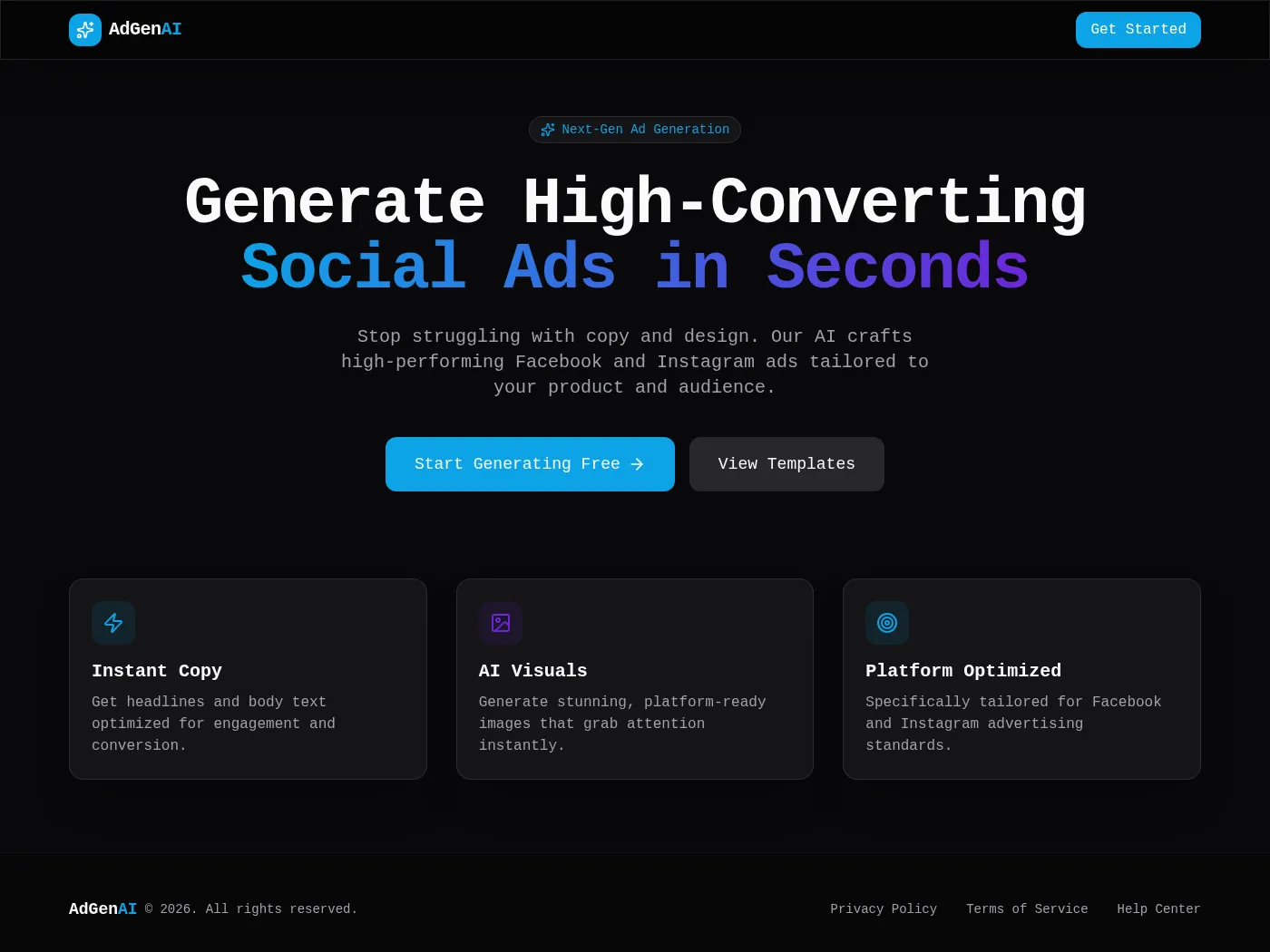 AI AdGen Platform