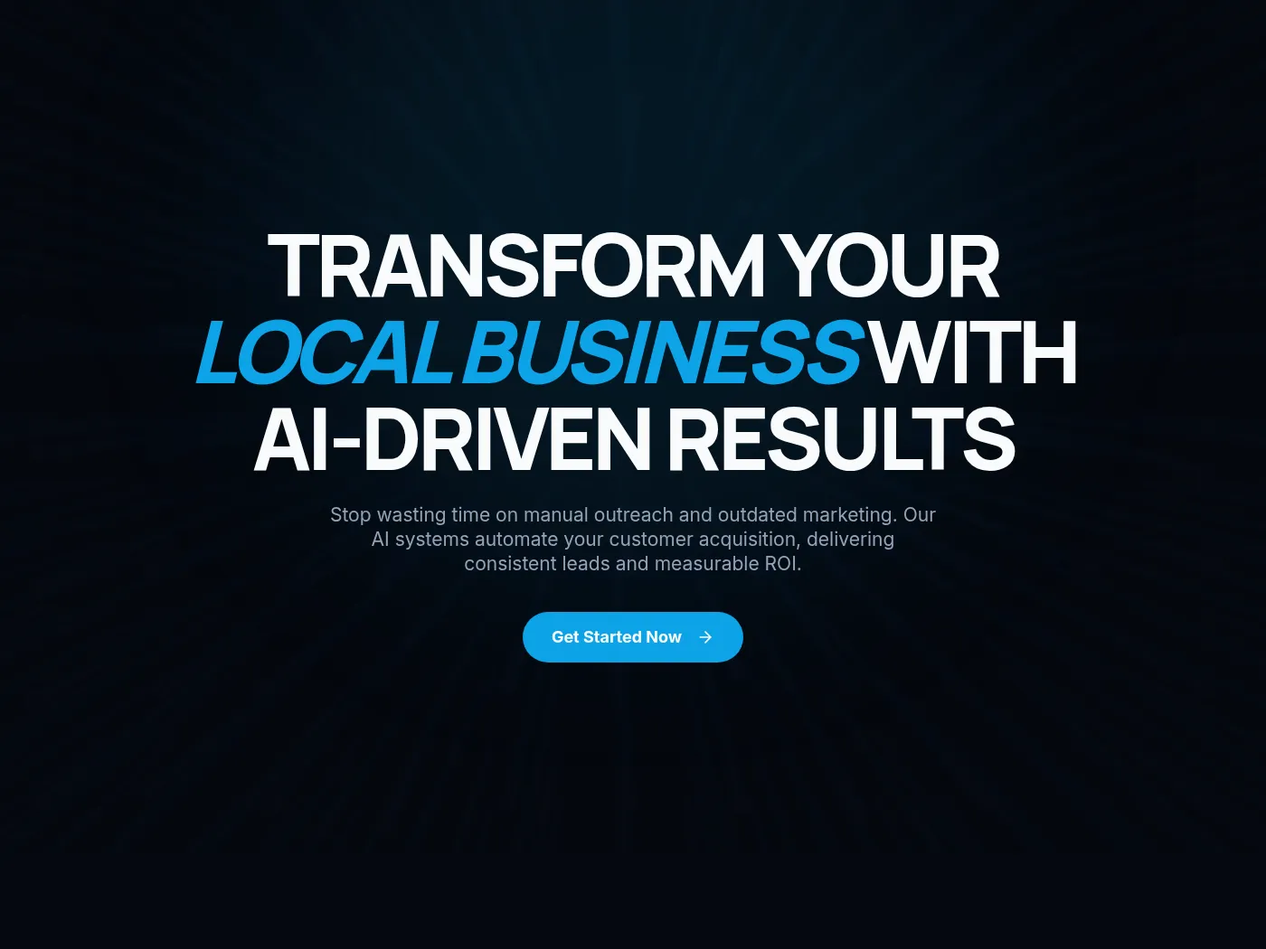 AI Agency Landing Pro