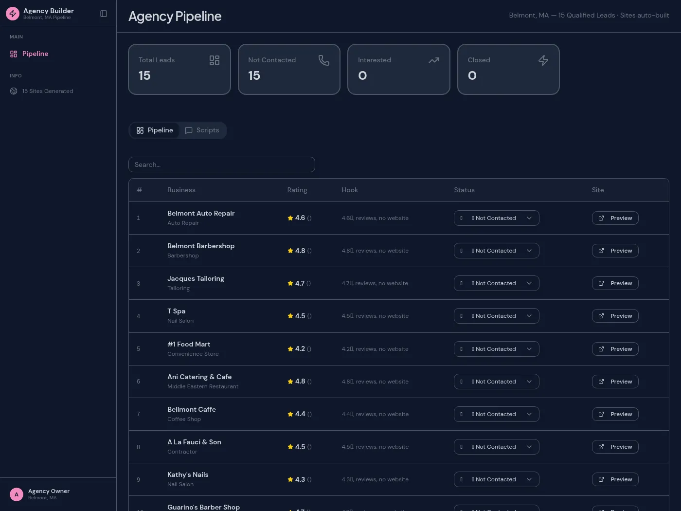 Autonomous Agency Builder