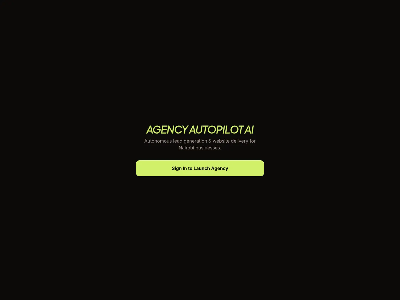 Agency Autopilot AI