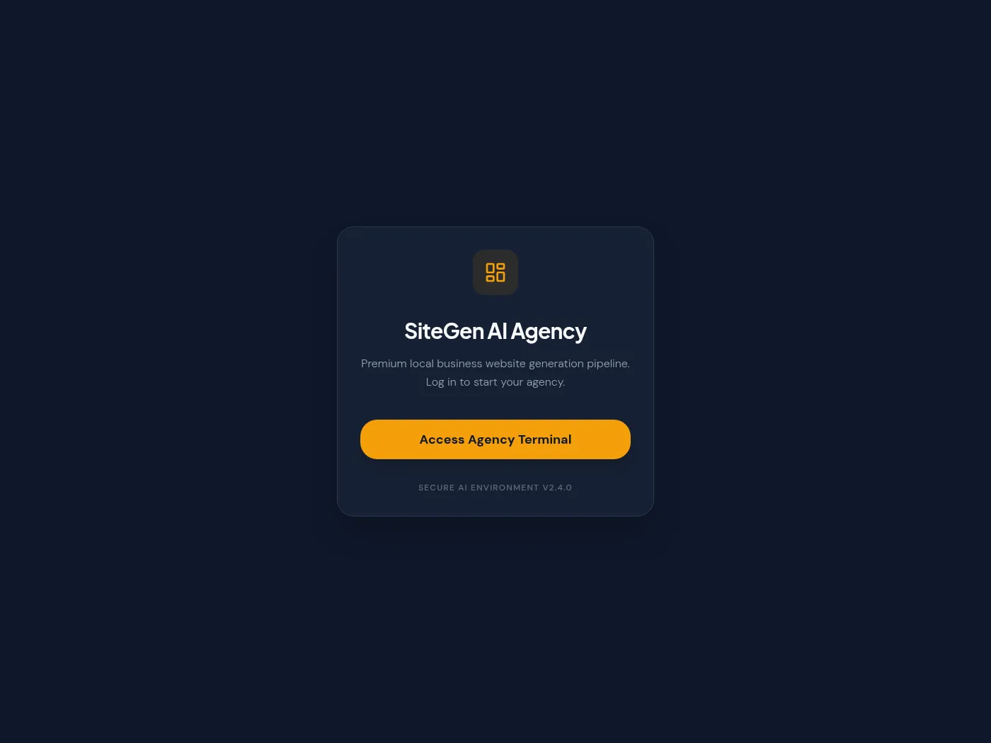 SiteGen AI Agency Pipeline