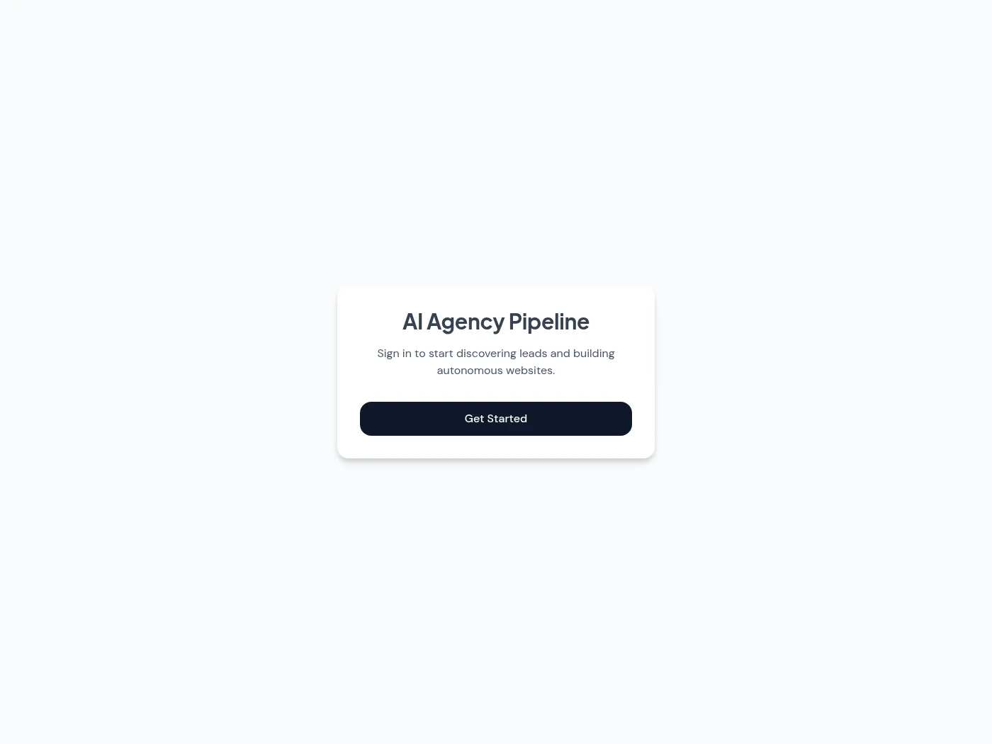 AI Agency Web Pipeline