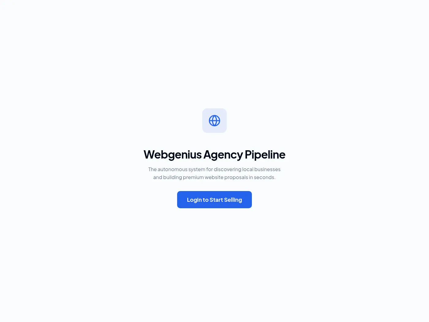 Webgenius Agency Pipeline