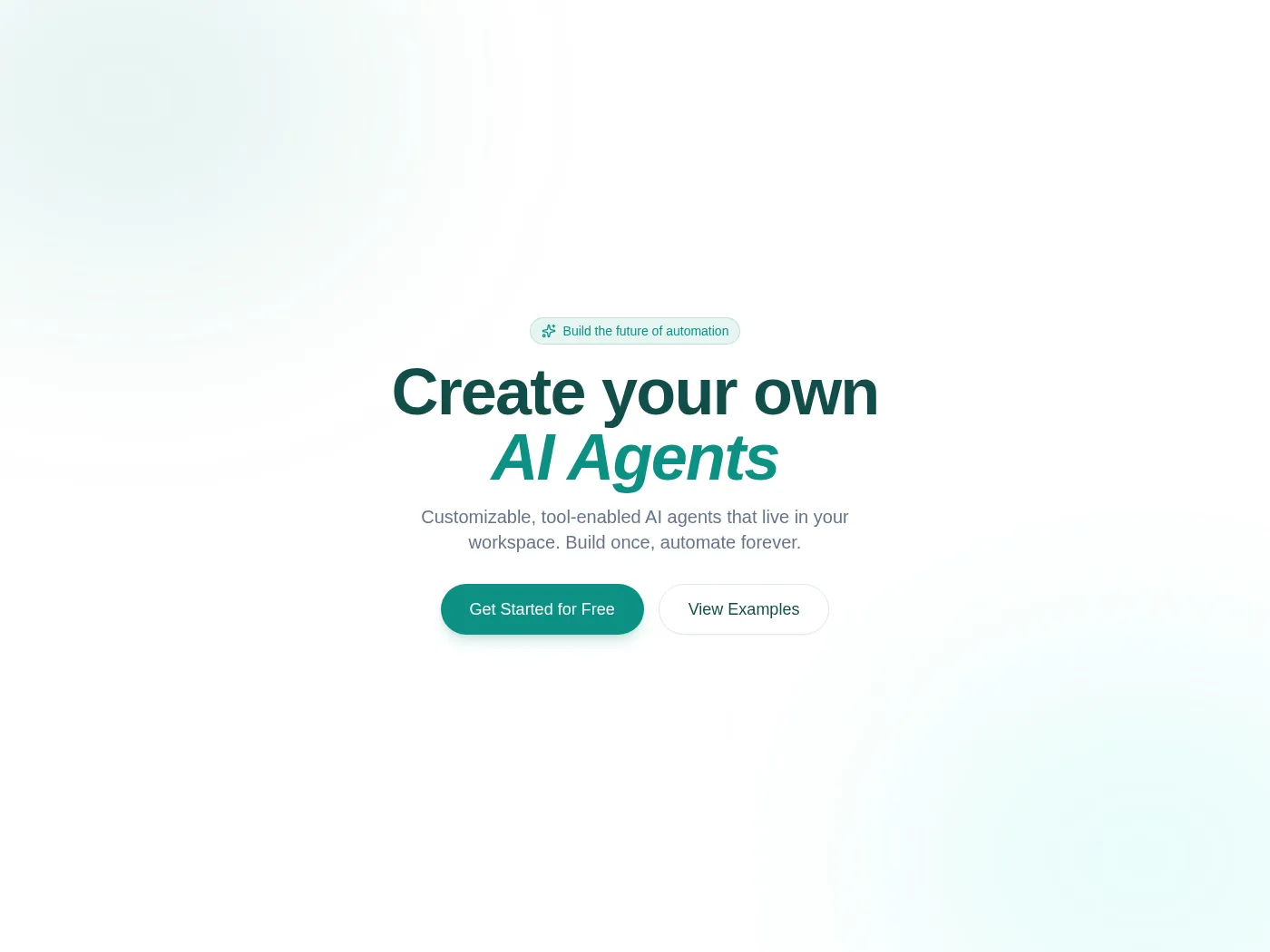 AI Agent Builder