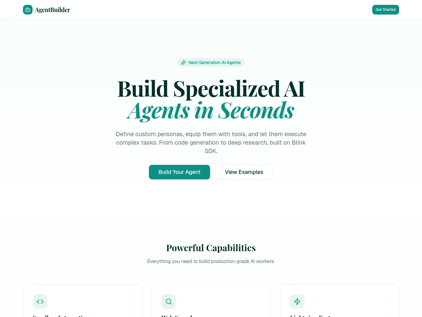 AI Agent Builder