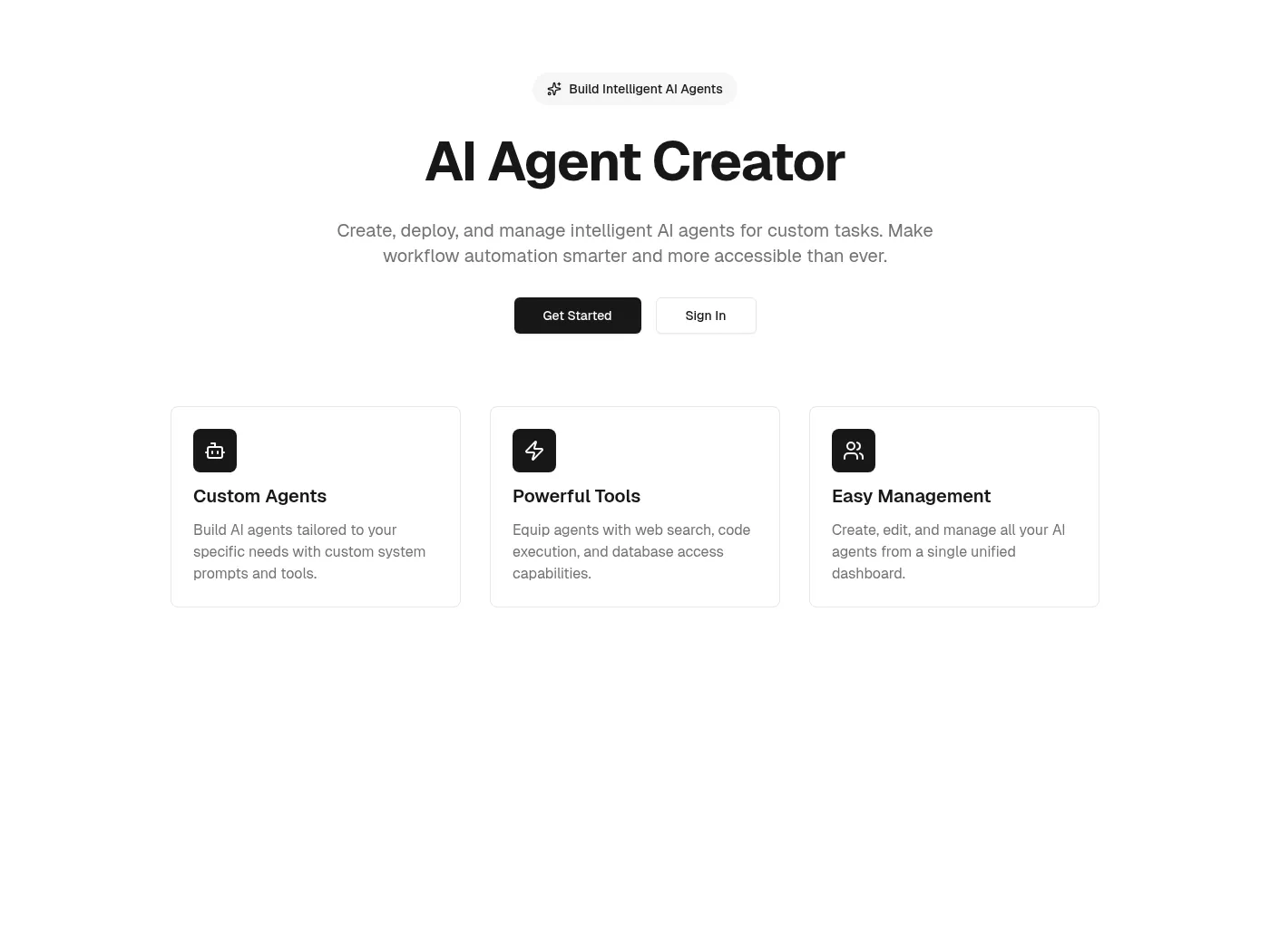 AI Agent Creator