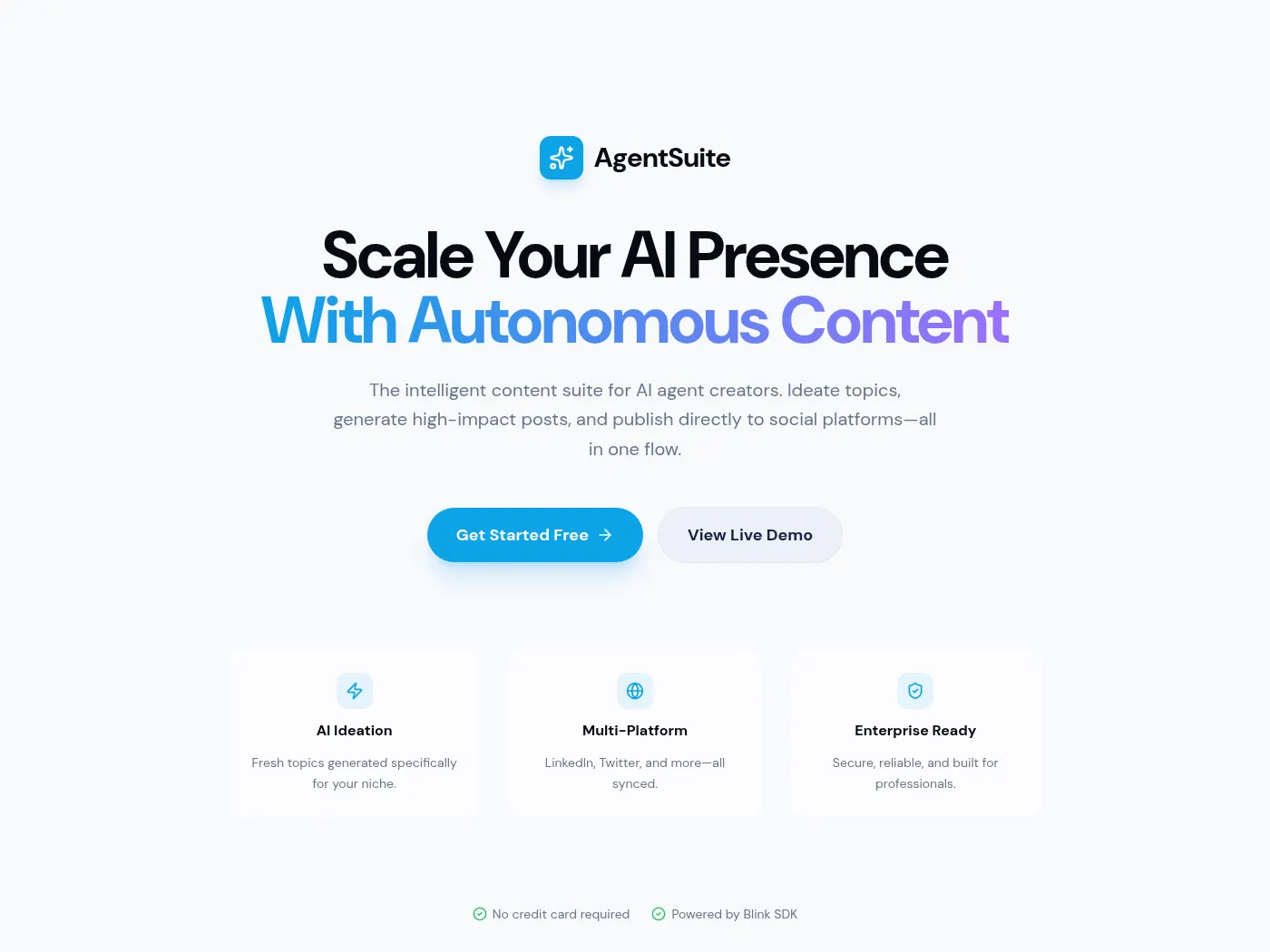 AI Agent Content Suite