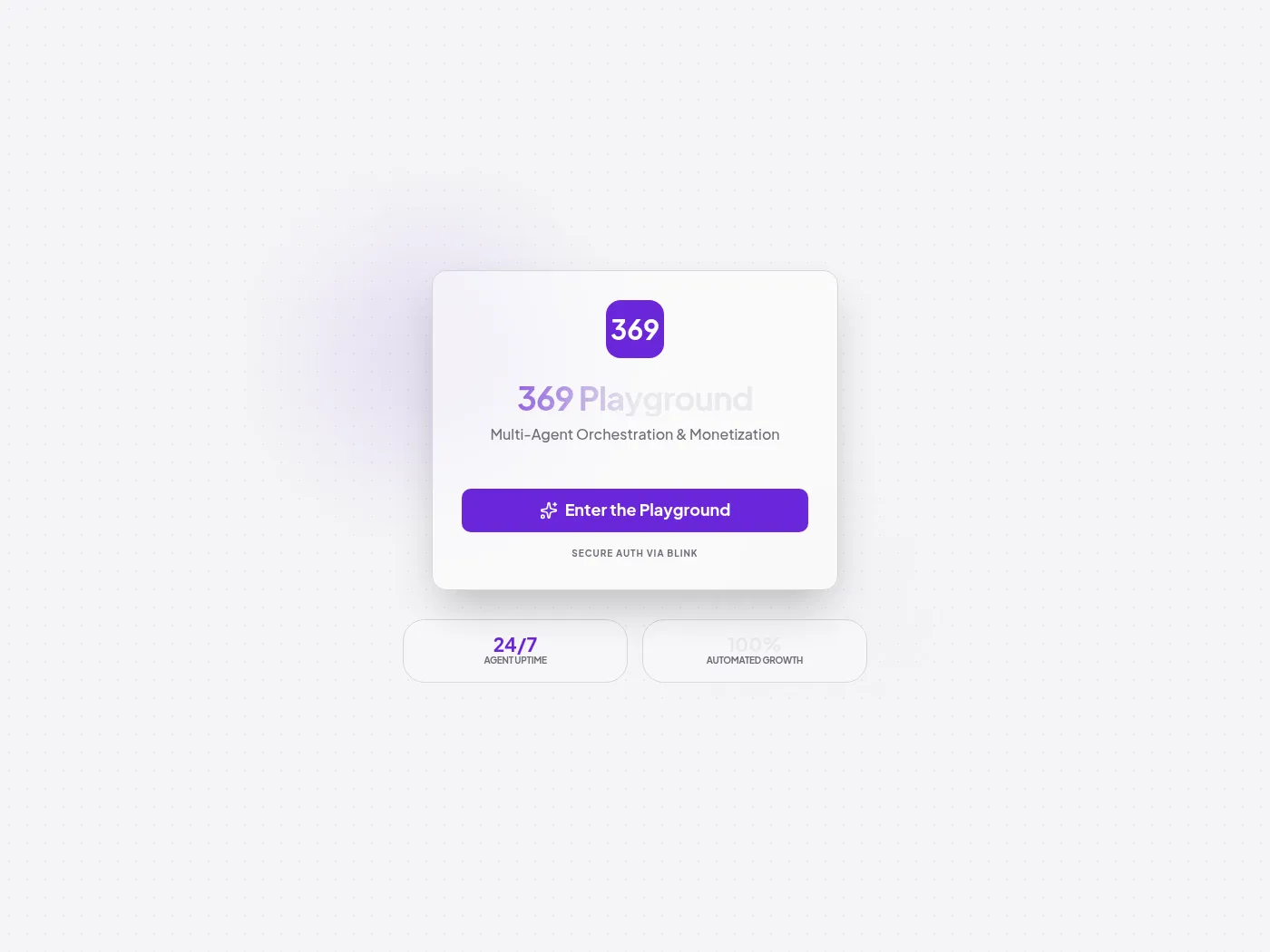 369 Playground Dashboard