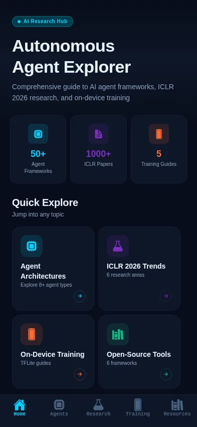 Autonomous Agent Explorer