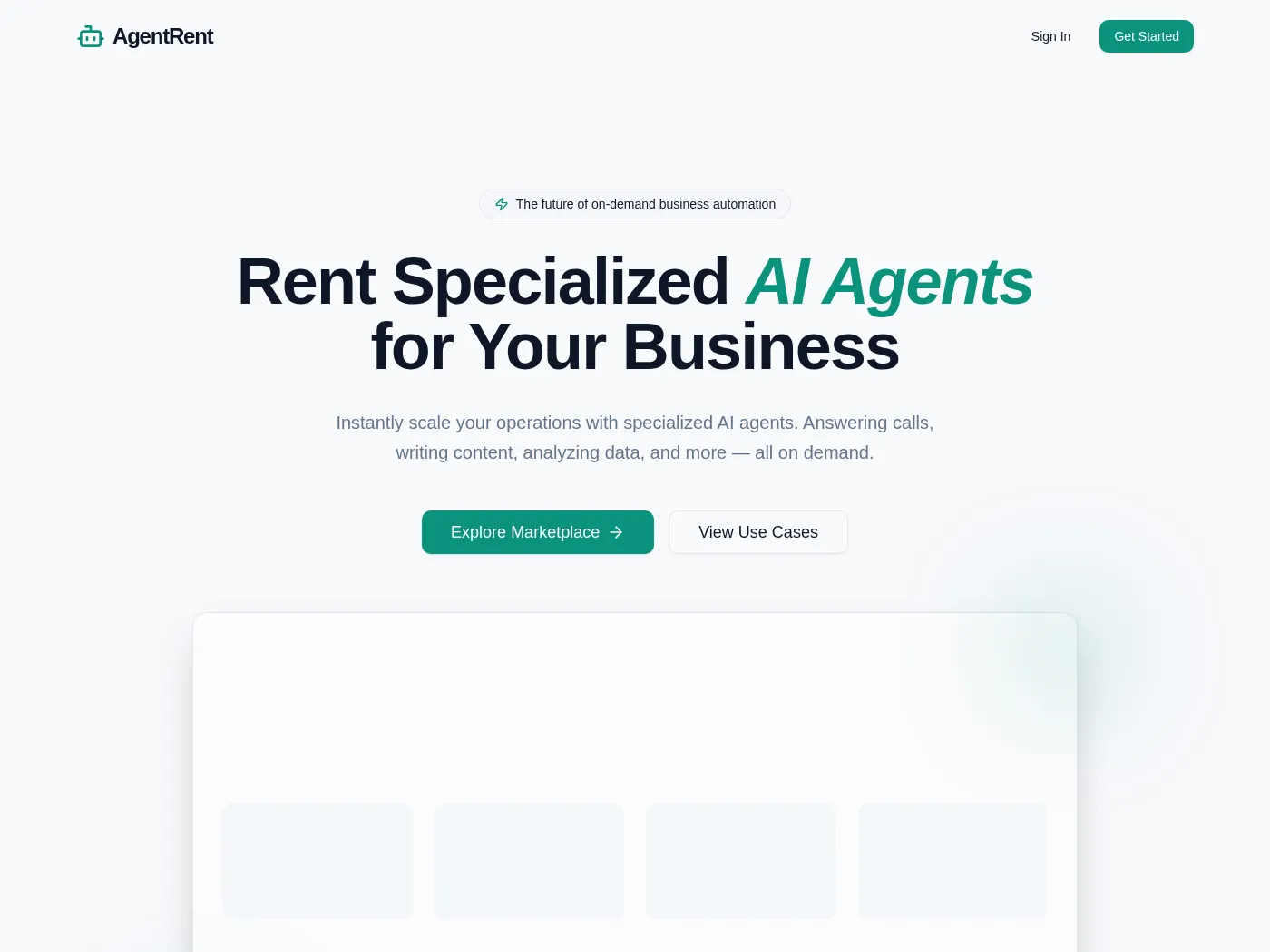 AgentRent AI Hub