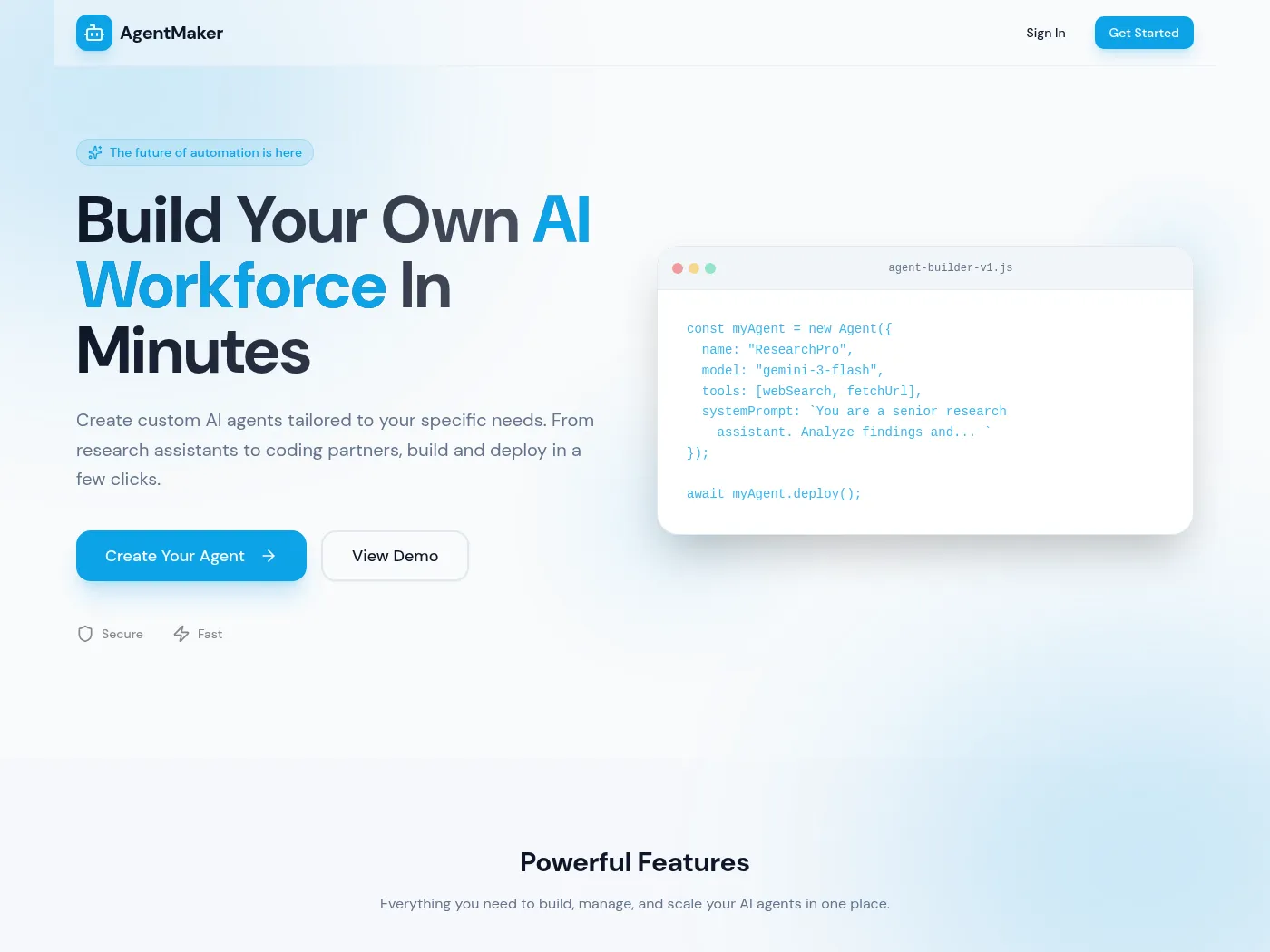 AI Agent Maker