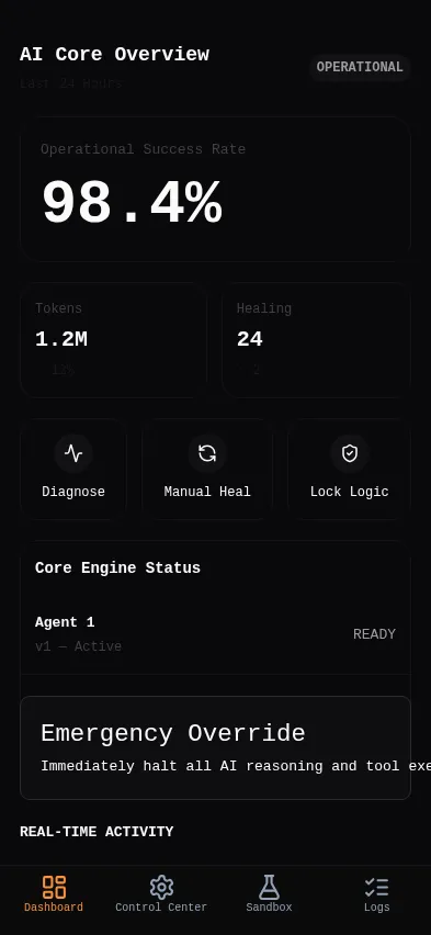 AI Agent Control Panel