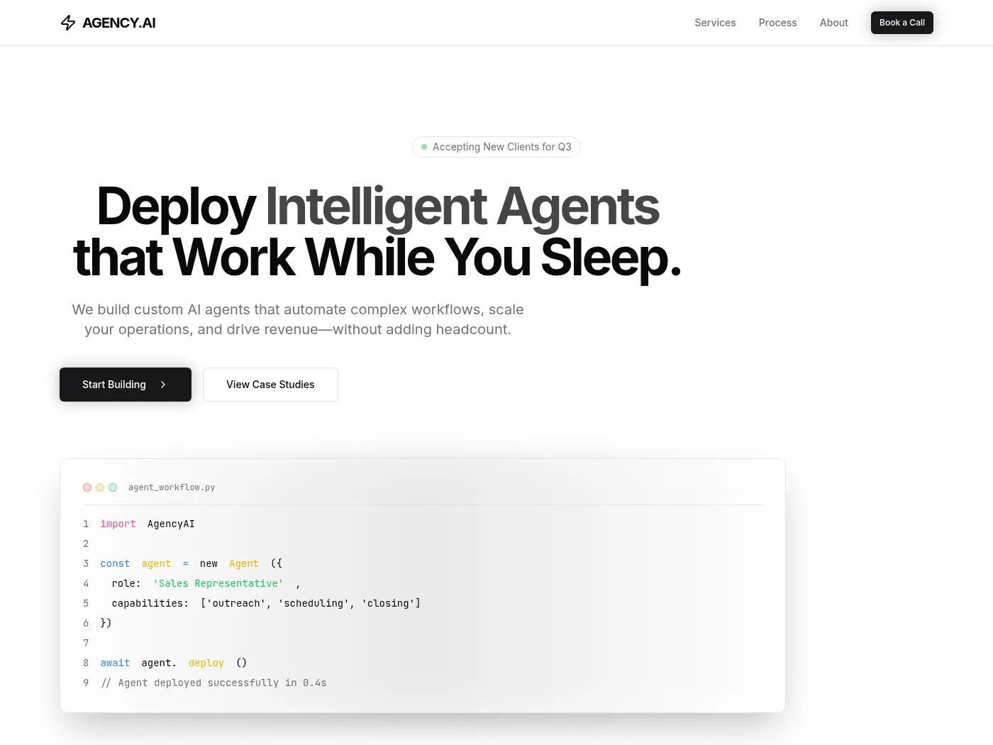 AIAgent Agency Site