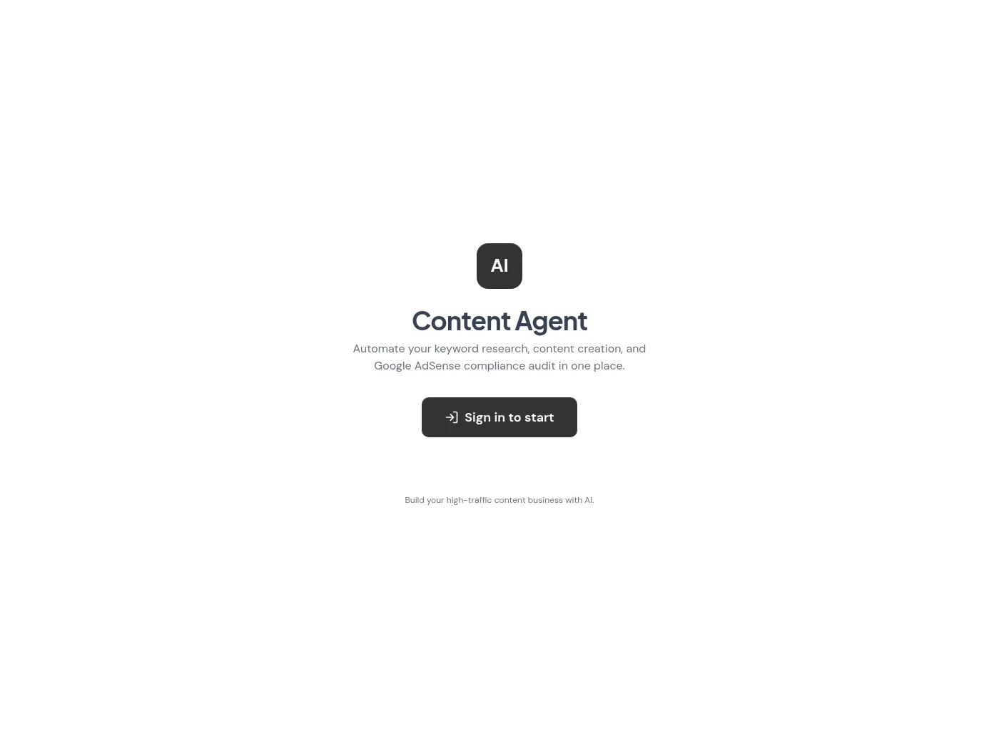 AI Agent Content Site