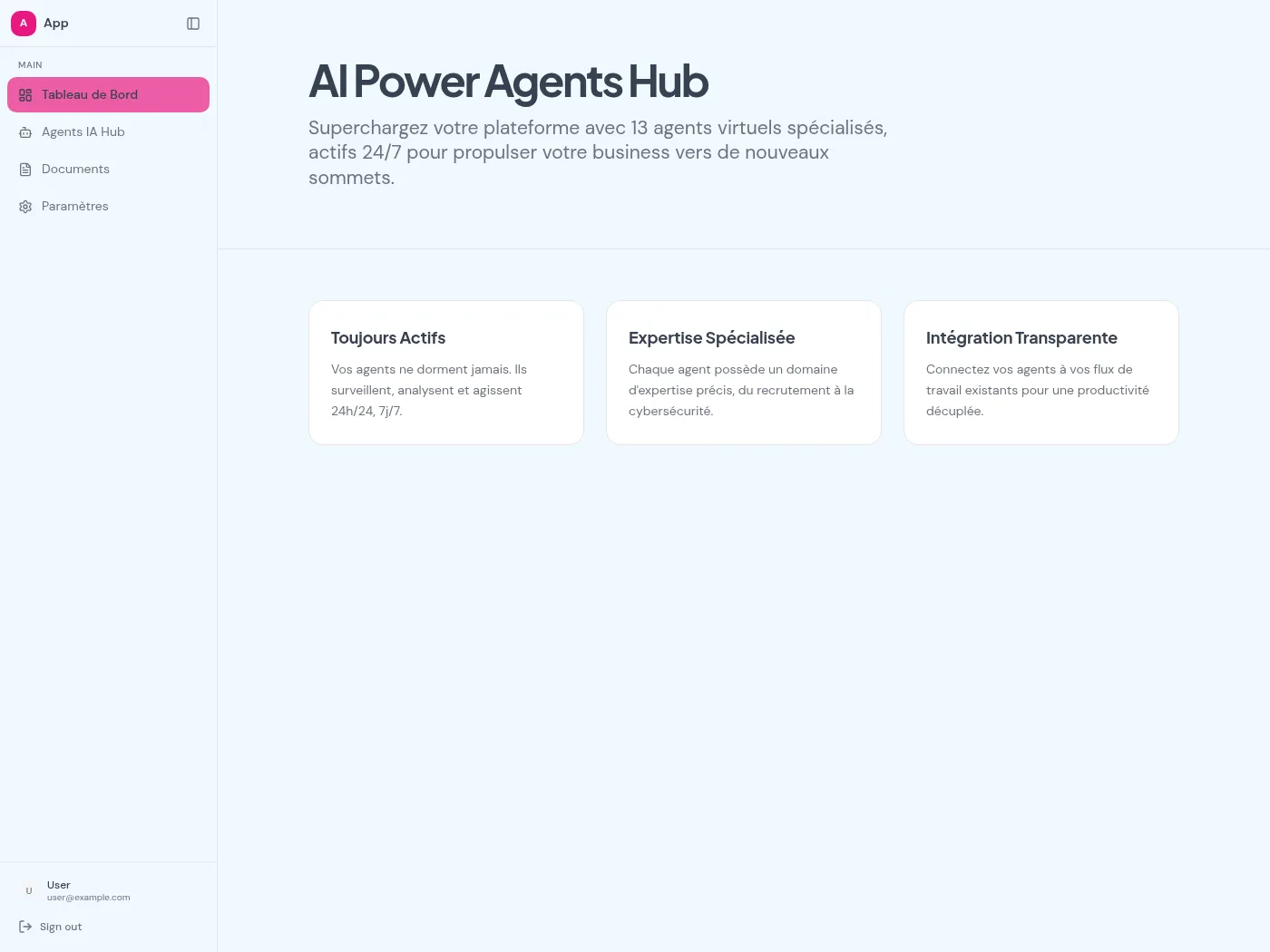 AI Power Agents Hub