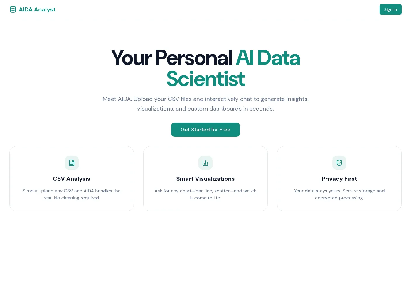 AIDA Analyst Agent