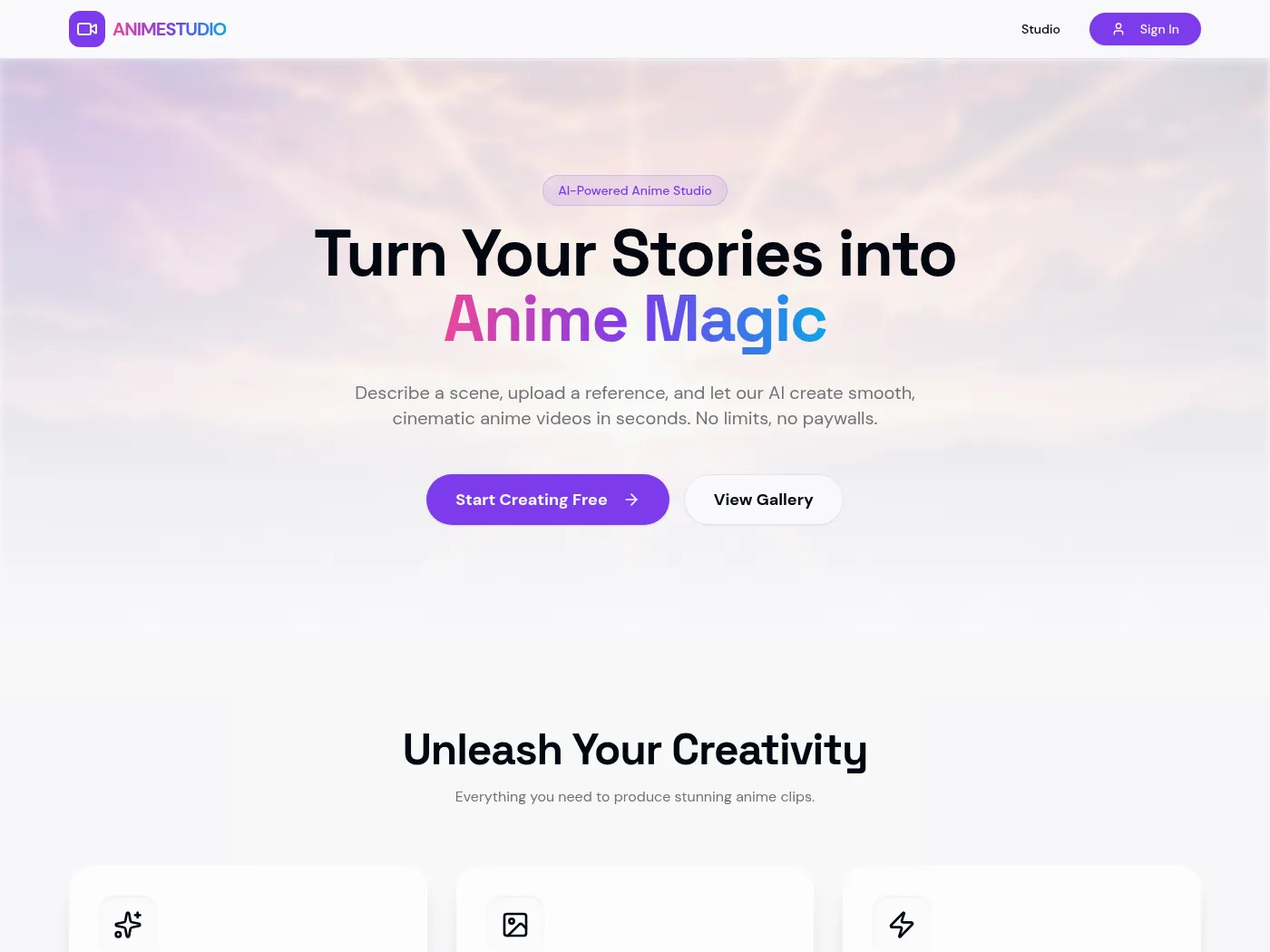 Prompt2Anime Video Studio