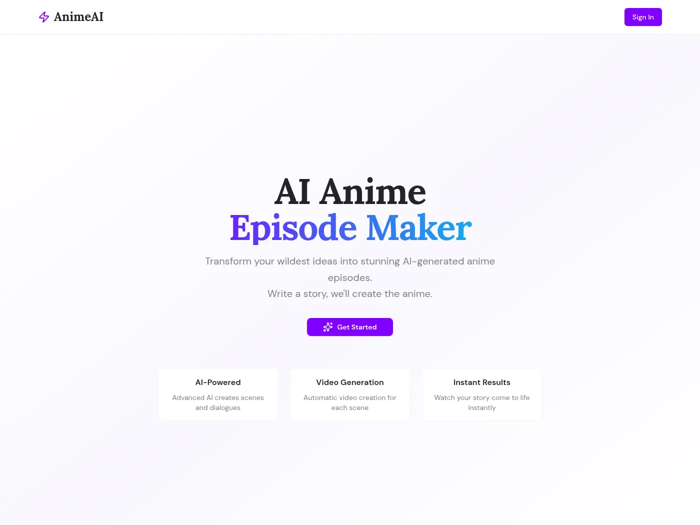 AI Anime Episode Maker