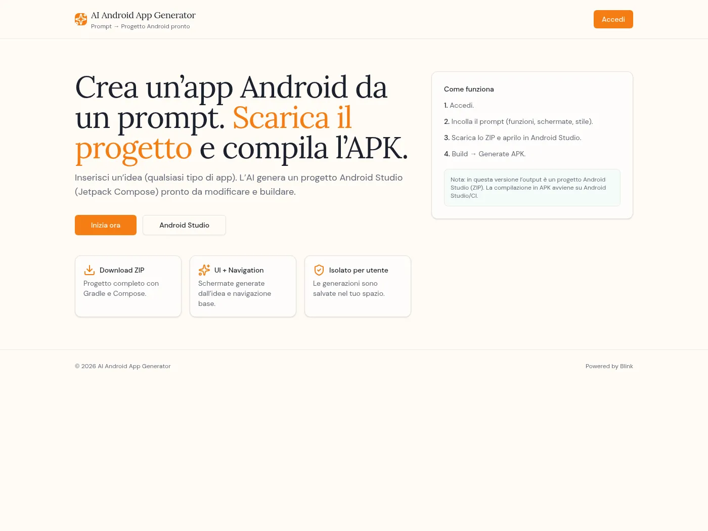 AI Android App Generator