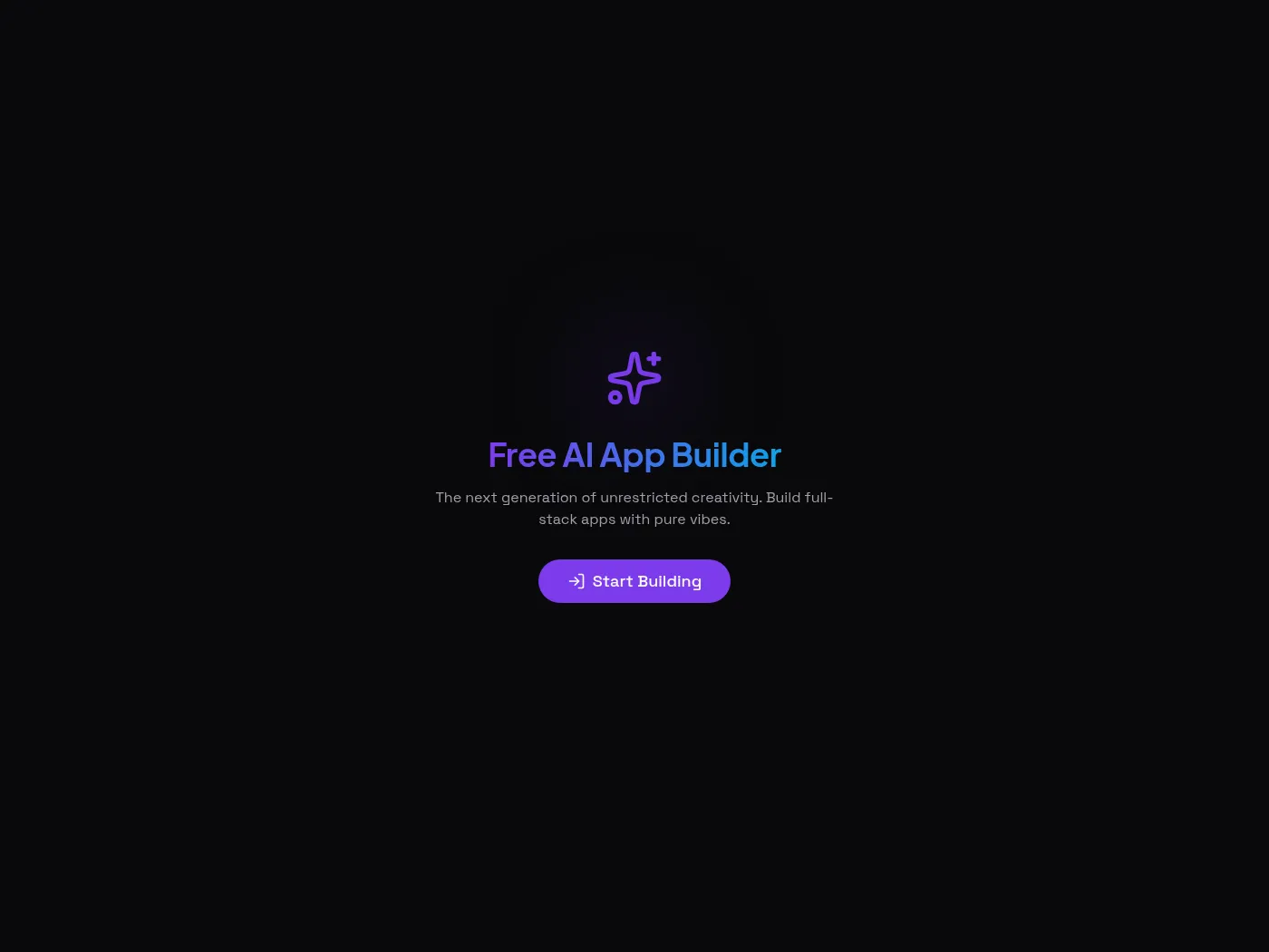 Free AI App Builder