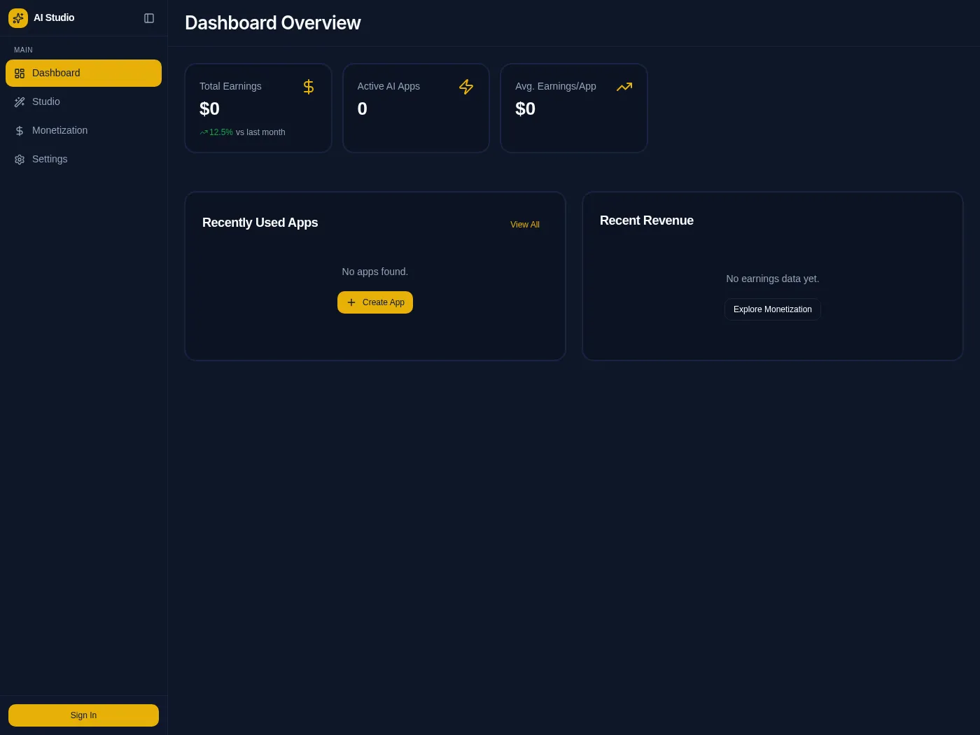 Money-Maker AI Studio