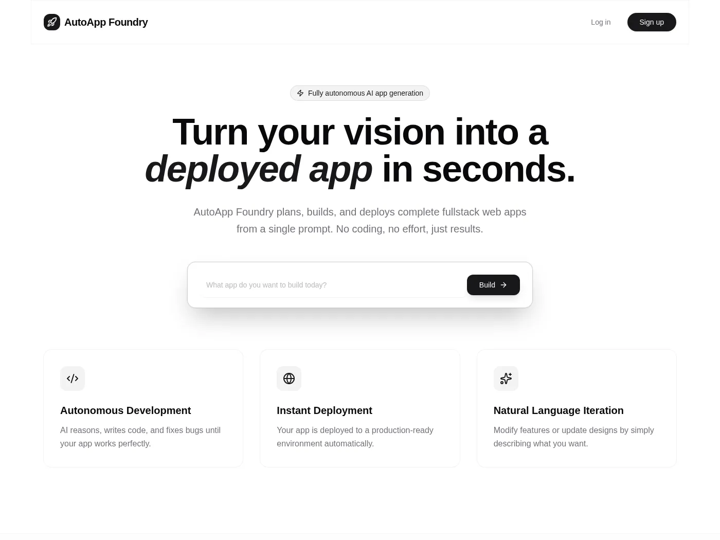 AutoApp Foundry