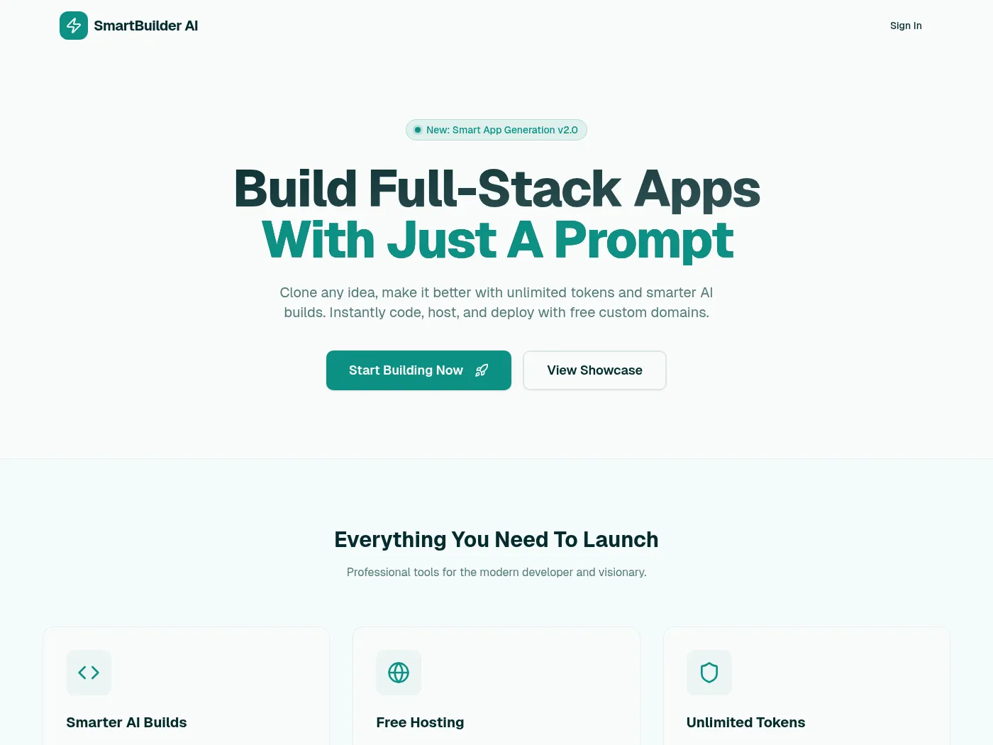 Smart App Builder AI