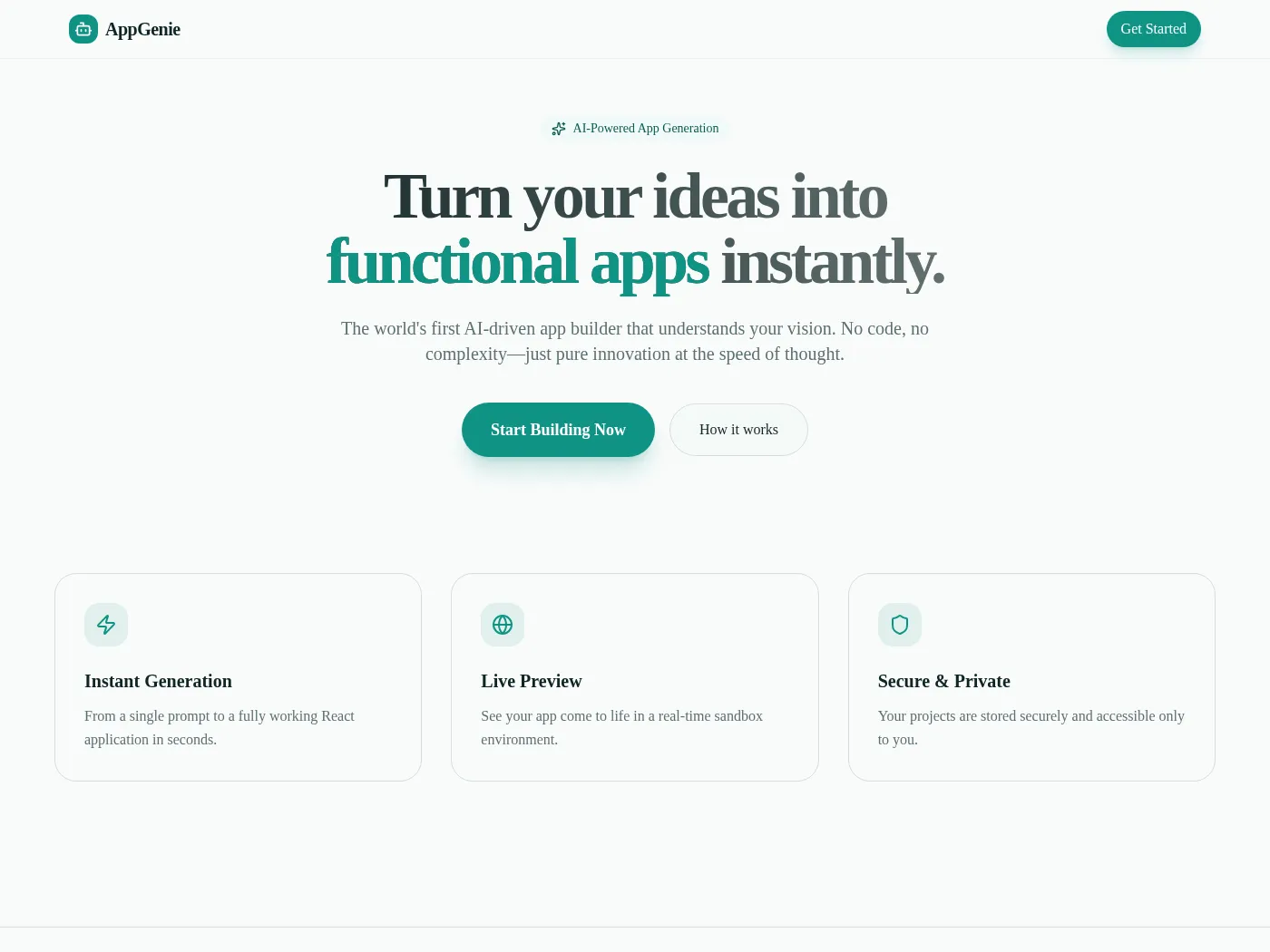 AppGenie AI Builder