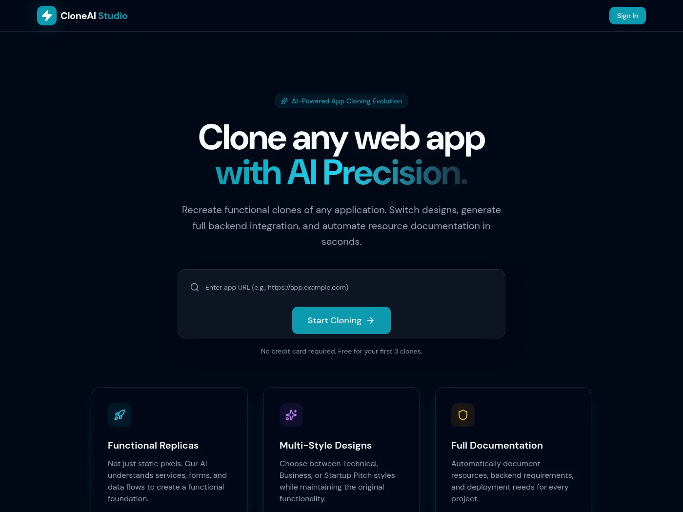 CloneAI Studio