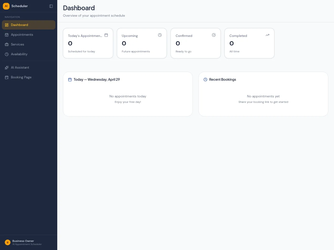 AI Appointment Scheduler