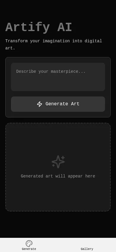 Artify AI Generator