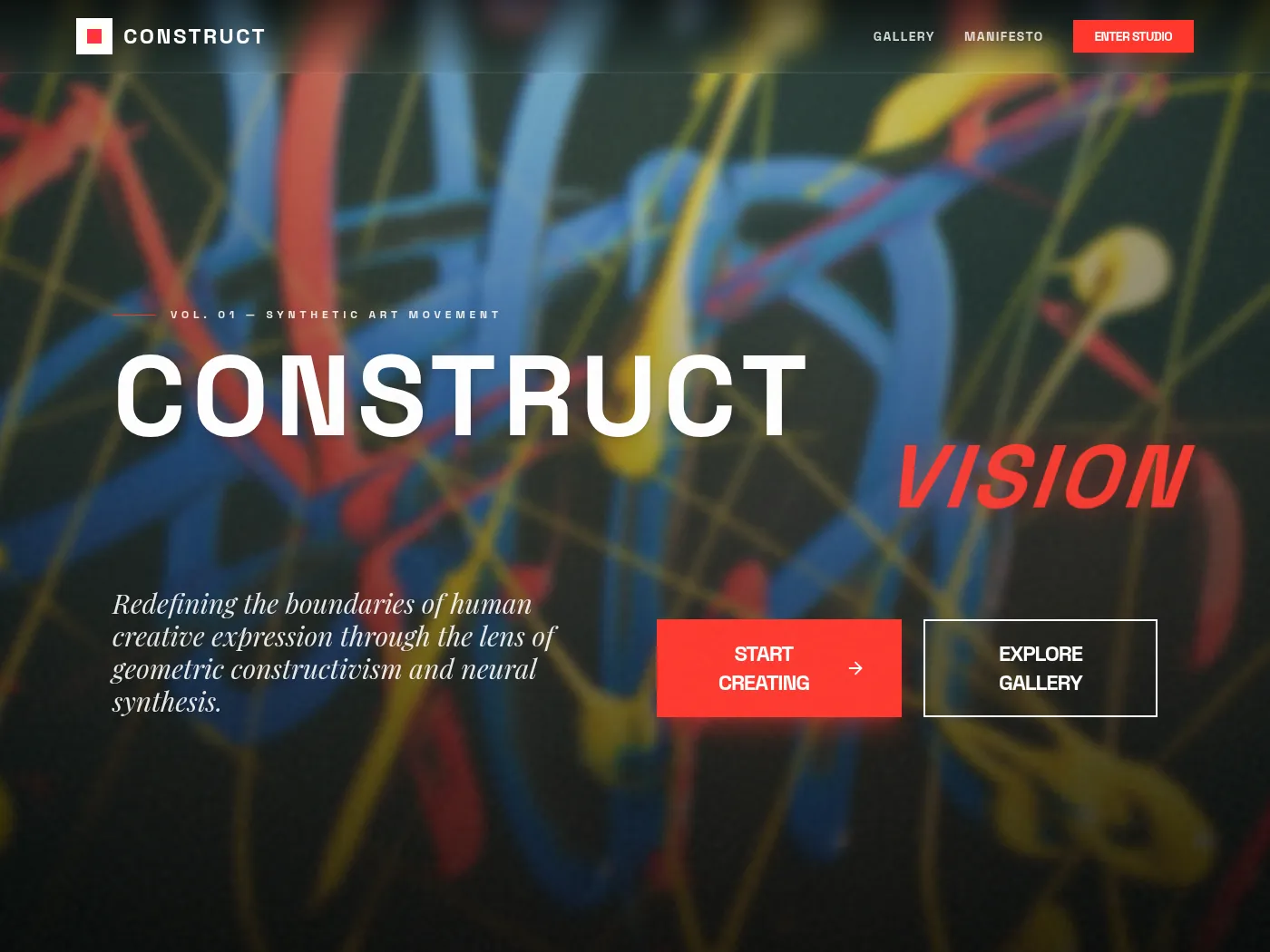 Constructivist AI Art Studio (Remix)