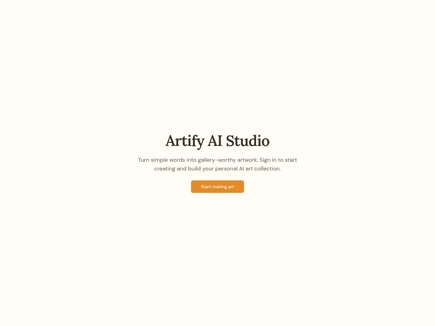 Artify AI Studio