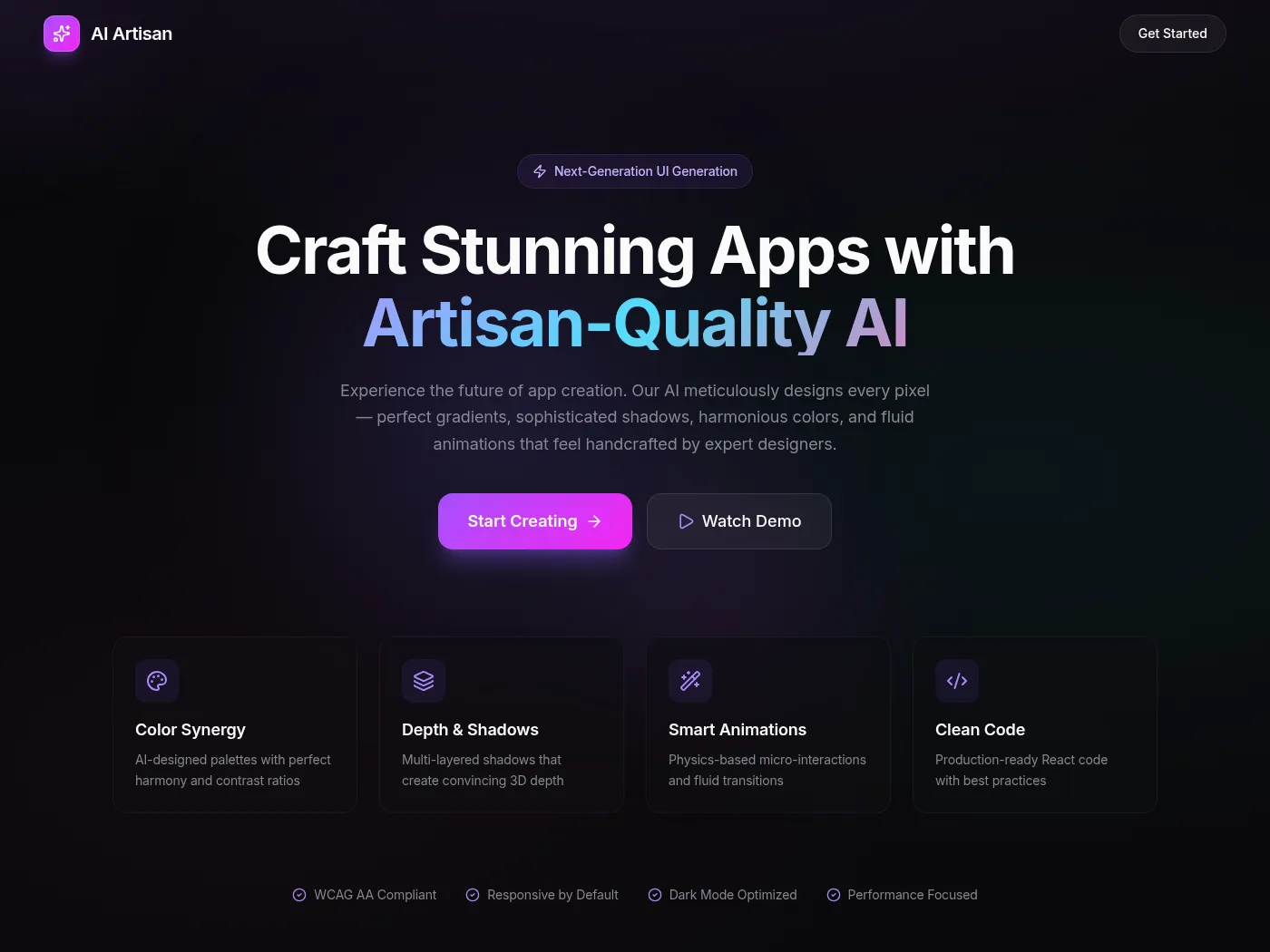 AI Artisan App Builder