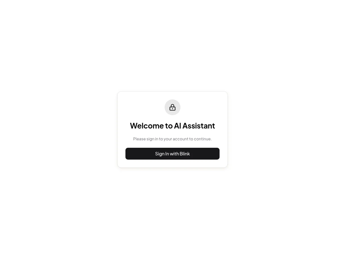 My AI Assistant