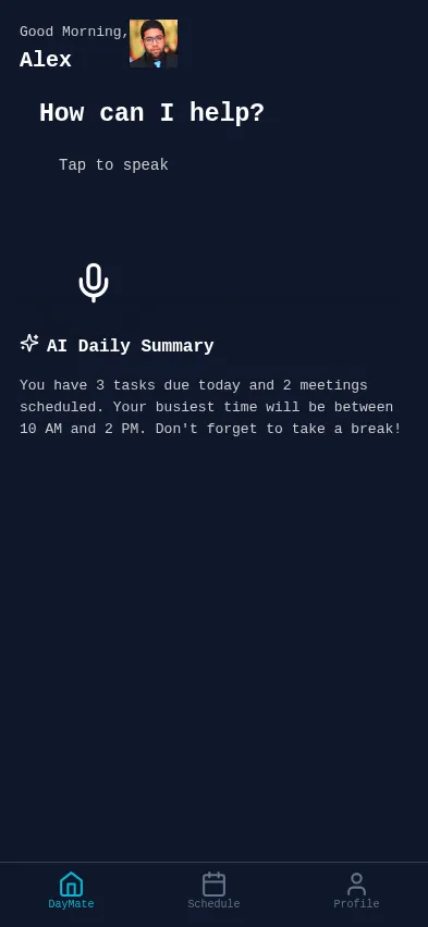 DayMate AI Assistant