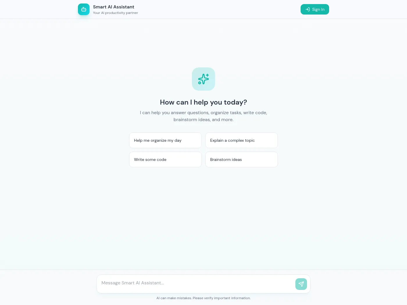 Smart AI Assistant