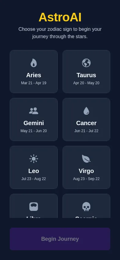 AstroAI Predictions