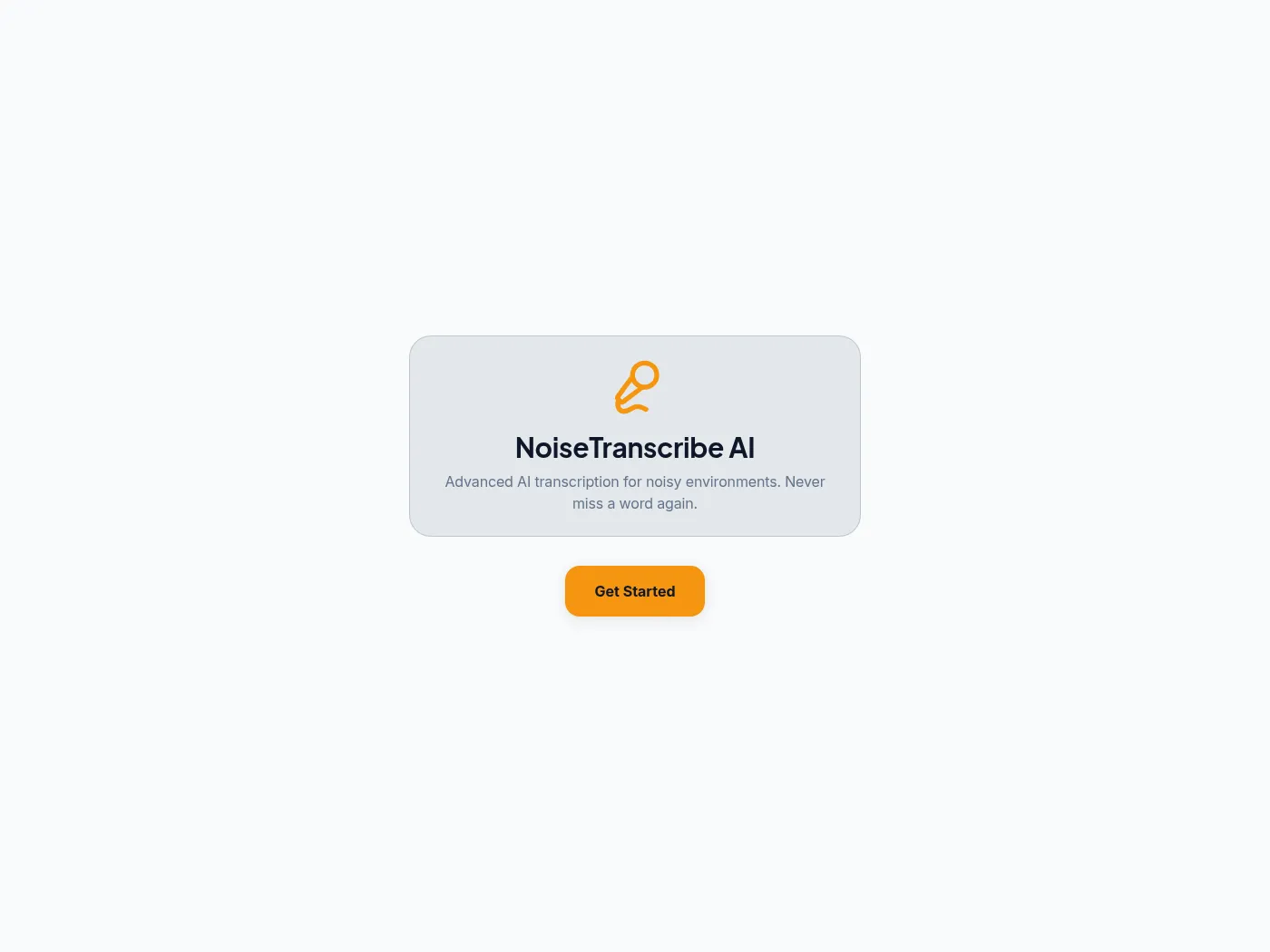 NoiseTranscribe AI