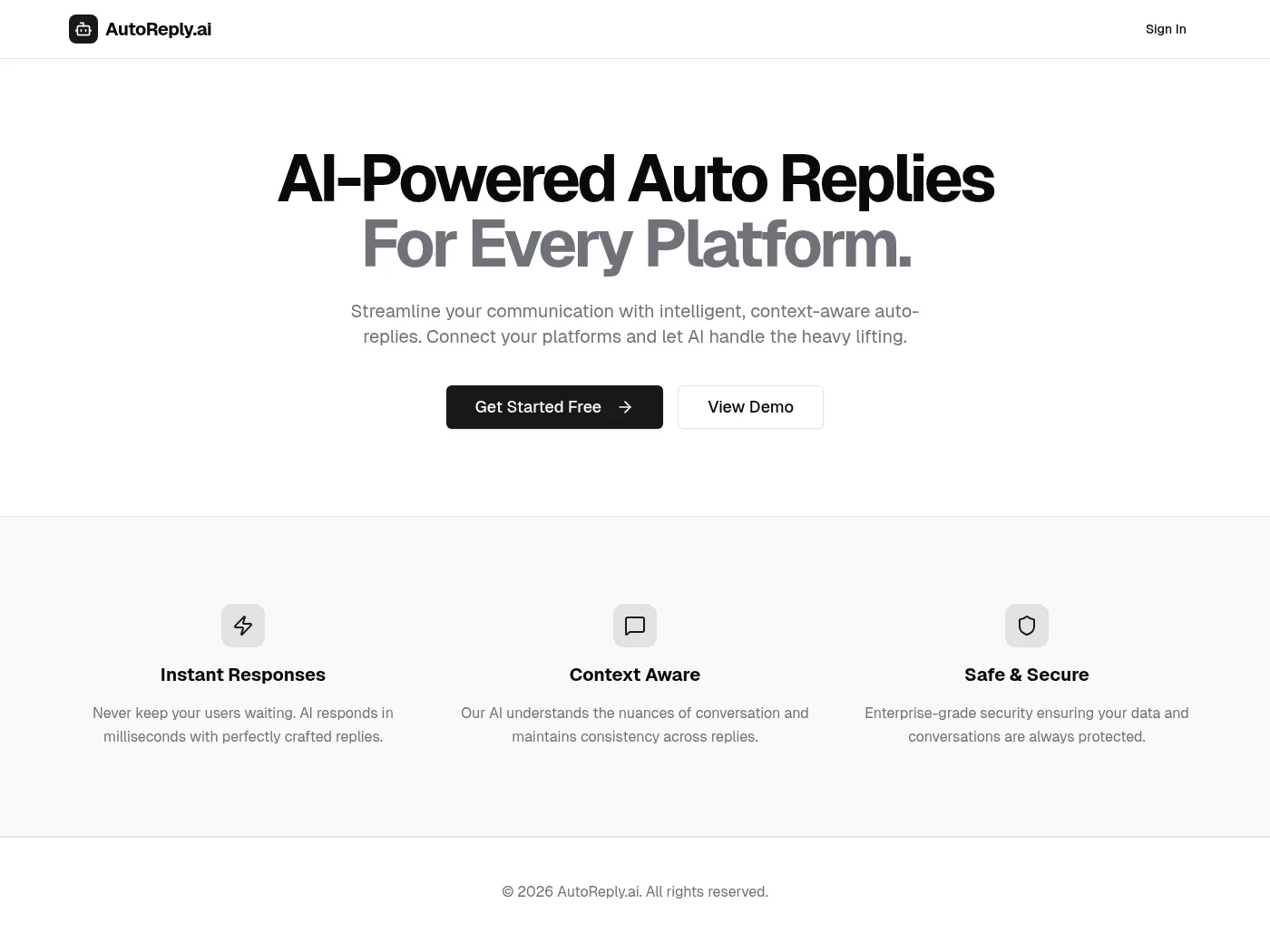 AI Auto Reply System