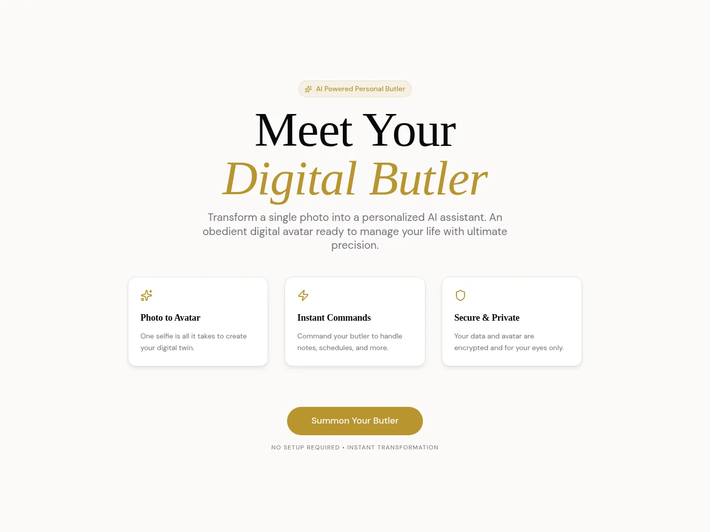 AI Avatar Butler