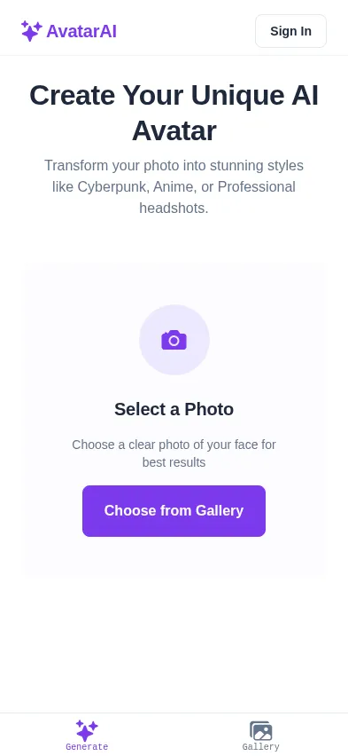 AI Avatar Creator