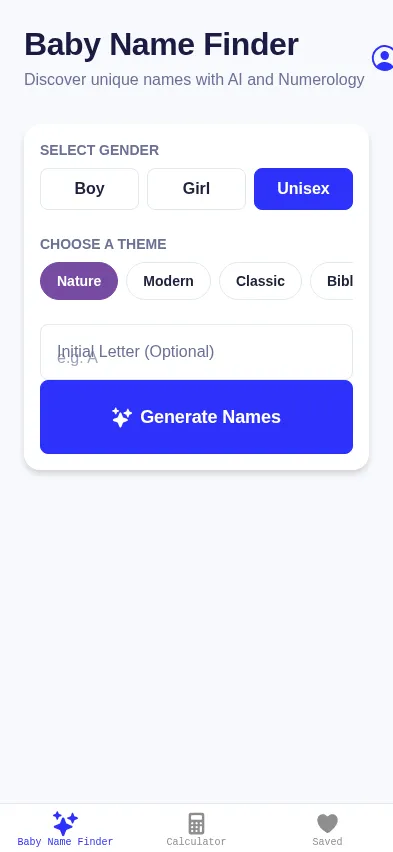 NameNum Baby Finder